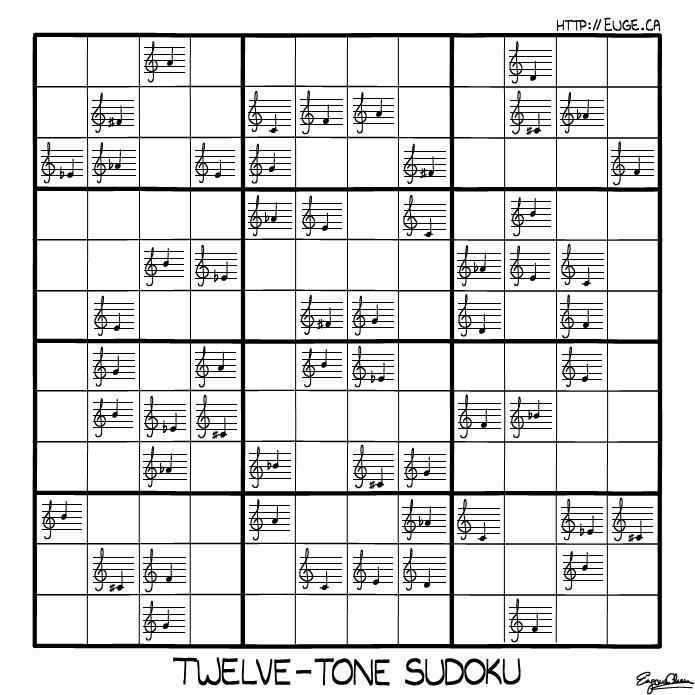 Enjoy the music!: SUDOKU MUSICAL