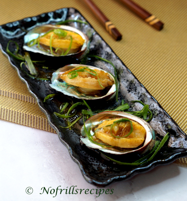 Steamed Mini Abalone ~ 蒸小鲍鱼