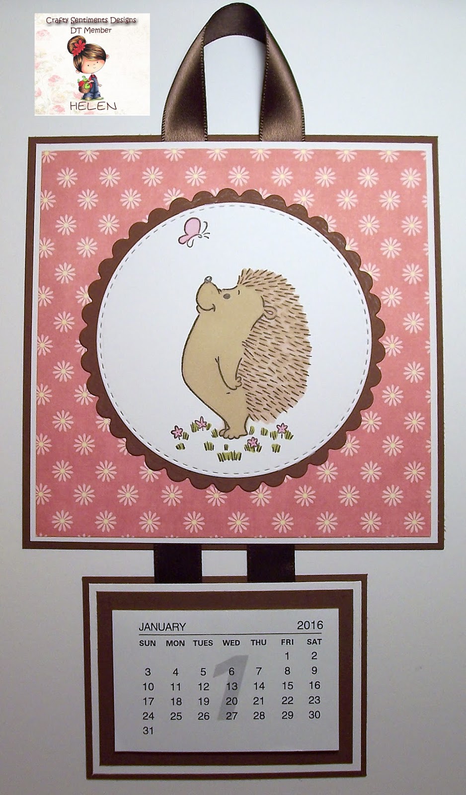 Crafty Sentiments Designs 'Crafty Inspirations': Hedgehog Hello ...