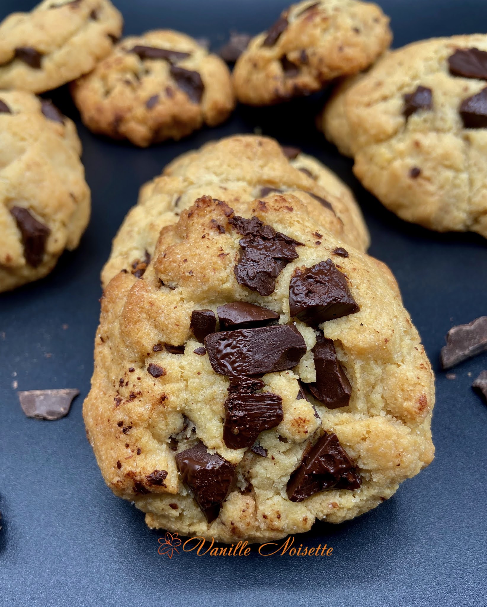 Vanille Noisette : LES COOKIES de PIROULIE SANS BEURRE / SANS FARINE
