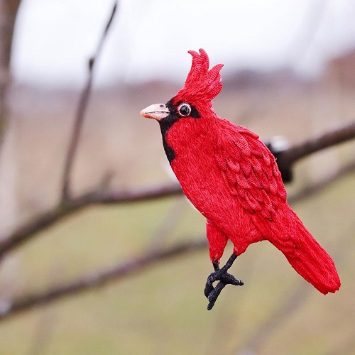 My Owl Barn: Miniature Hand-Embroidered Birds That Look Real