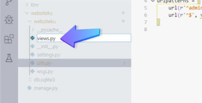 Memahami URL, Views, dan Template Django Framework - Contoh Aplikasi