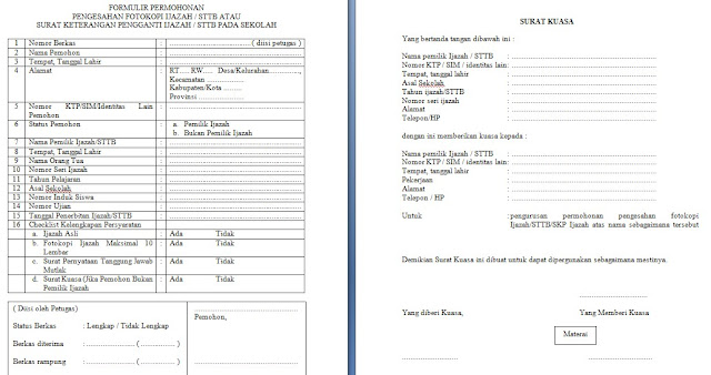 Download Contoh Format Surat Keterangan Pengganti Ijasah Atau STTB ...