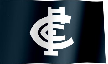 Carlton Football Club Fan Flag (GIF) - All Waving Flags