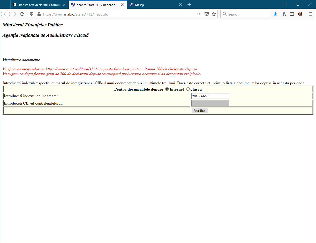 ANAF - Depunere declaratie unica - Simplificare proces