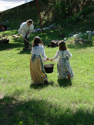 Colonial Children Chores