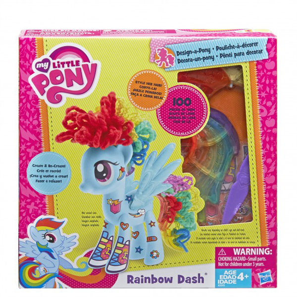 My Little Pony Wave 6 Large Design-a-Pony Rainbow Dash Hasbro POP Pony ...