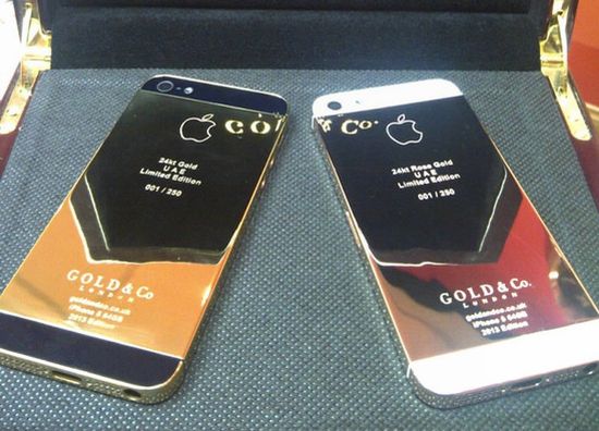 World's first 24 karat gold plated iPhone 5 - INDI ZOOM
