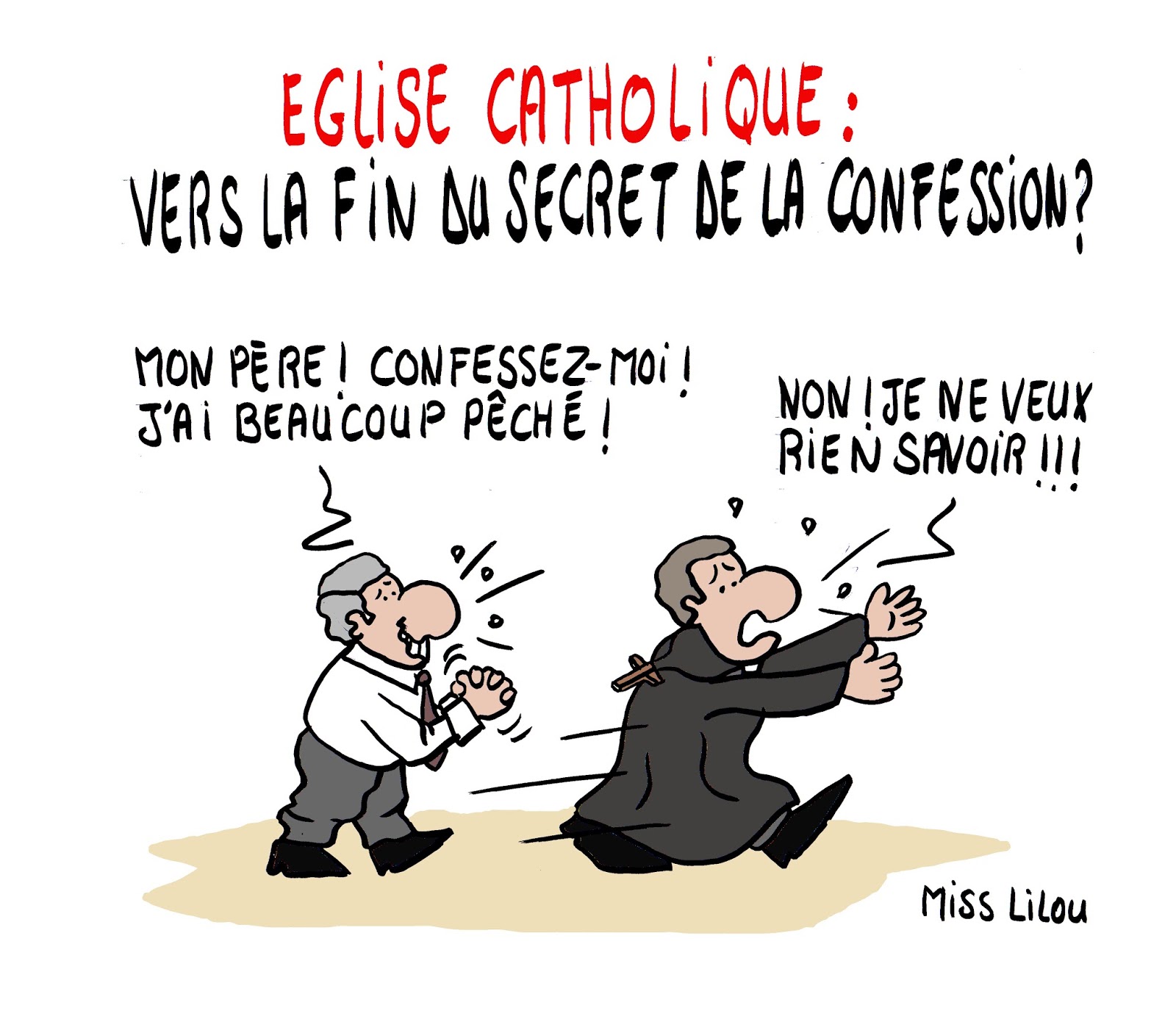 ActuRatons: Eglise catholique : vers la fin du secret de la confession
