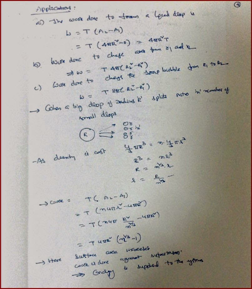 Surface Energy of a Liquid and Applications | IIT JEE and NEET Physics