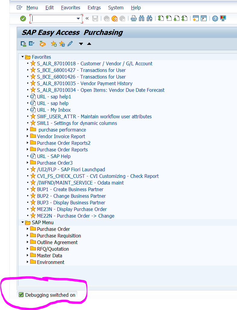 SAP ABAP Central: How to Stop your SAP Debugger on Update of Standard ...