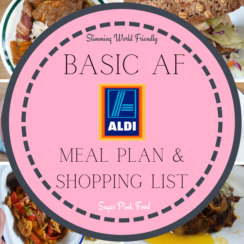 Basic 7 Day Slimming World Friendly Meal Plan Shopping List Sugar Basic 7 Day Slimming World Friendly Meal Plan Shopping List Sugar