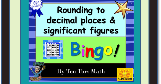 Rounding to Decimal Places and Significant Figures ~ TenTors Math ...