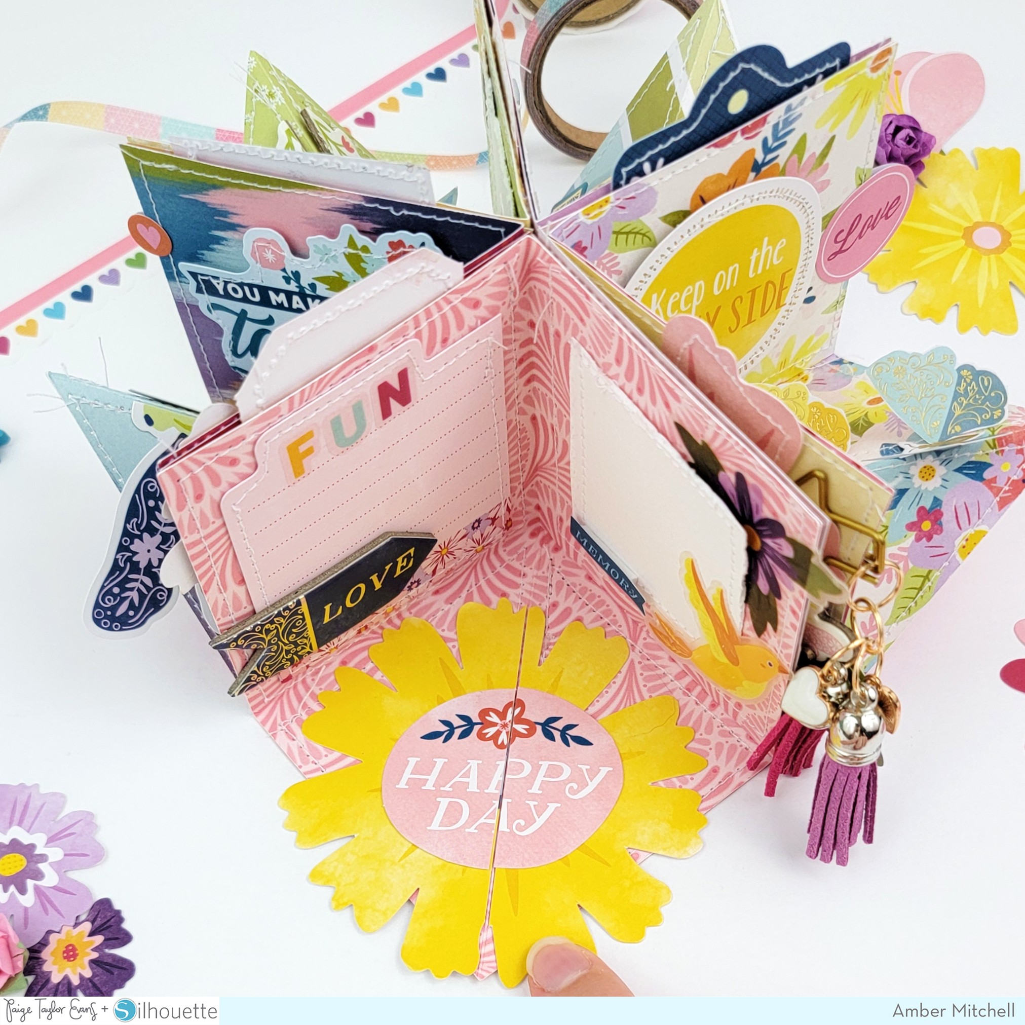 Folded Square with Wonders Mini Album by Amber Mitchell | Paige Taylor ...