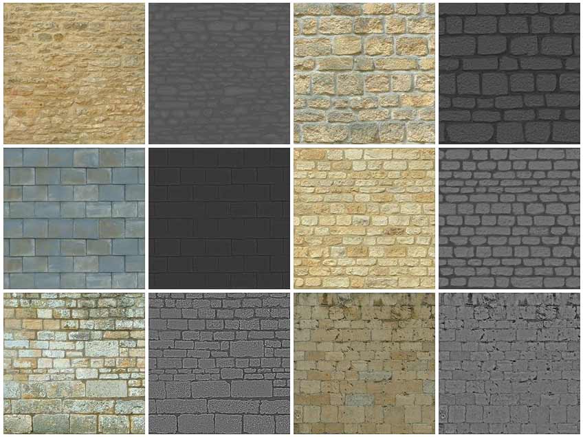 SKETCHUP TEXTURE: TEXTURE STONE WALLS, MASONRY