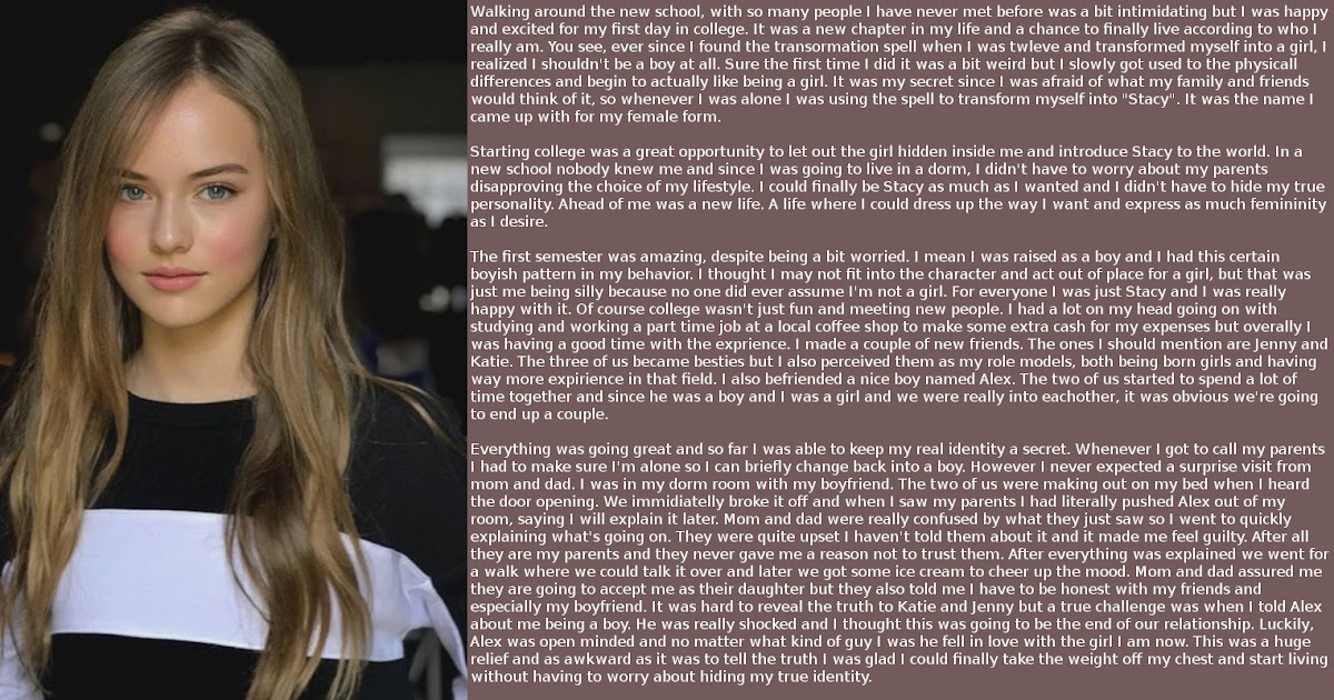 Marti's tg captions: My secret identity