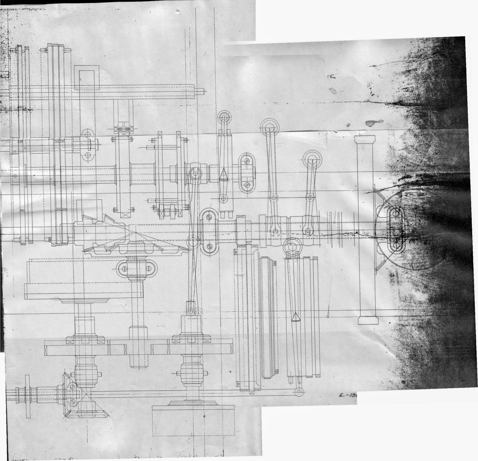 Charles Babbage's First Difference Engine: Difference Engine Plan View ...