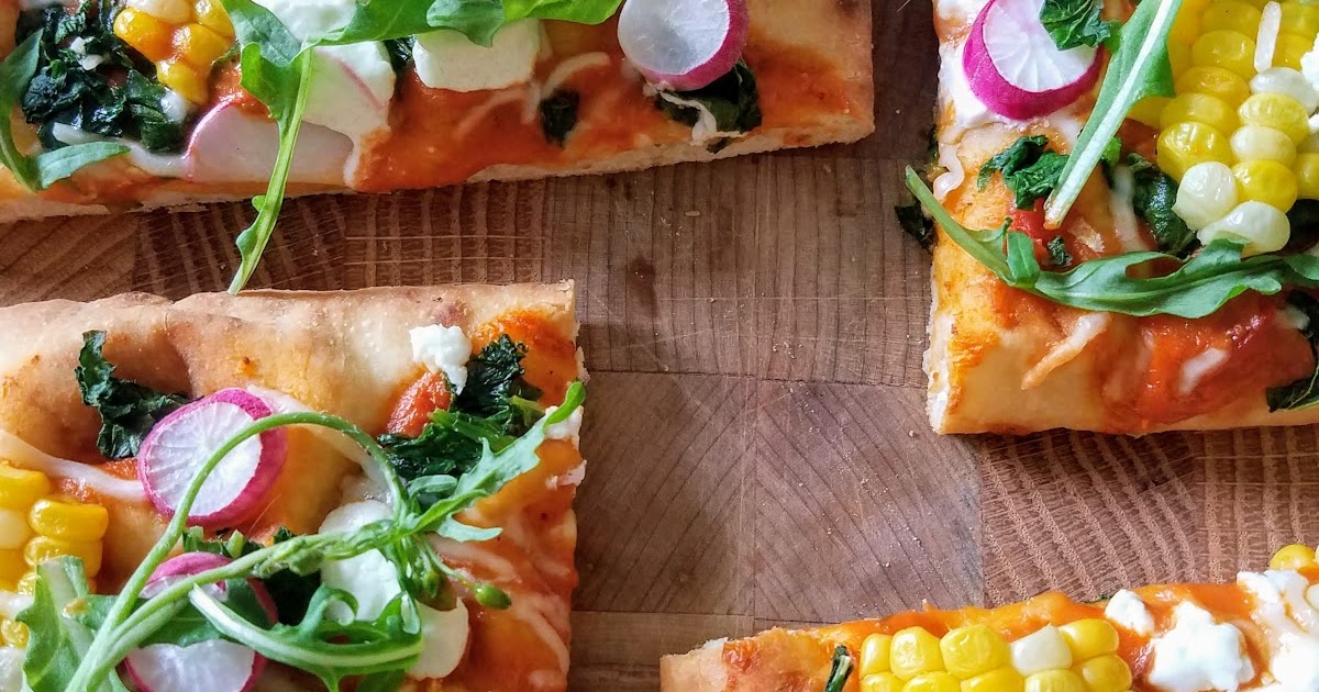 Radish + Arugula Pizza