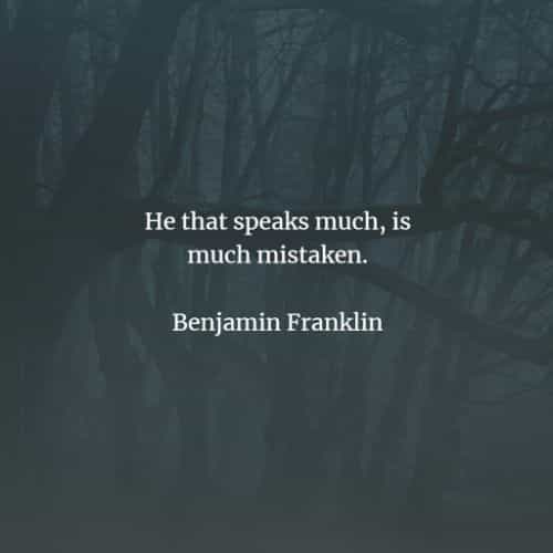70 Famous quotes and sayings by Benjamin Franklin