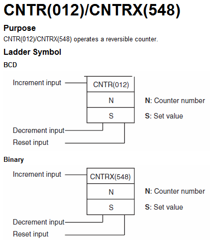 Contoh penggunaan Counter, Pulse, DIFU, DIFD dan Compare pada simulasi ...