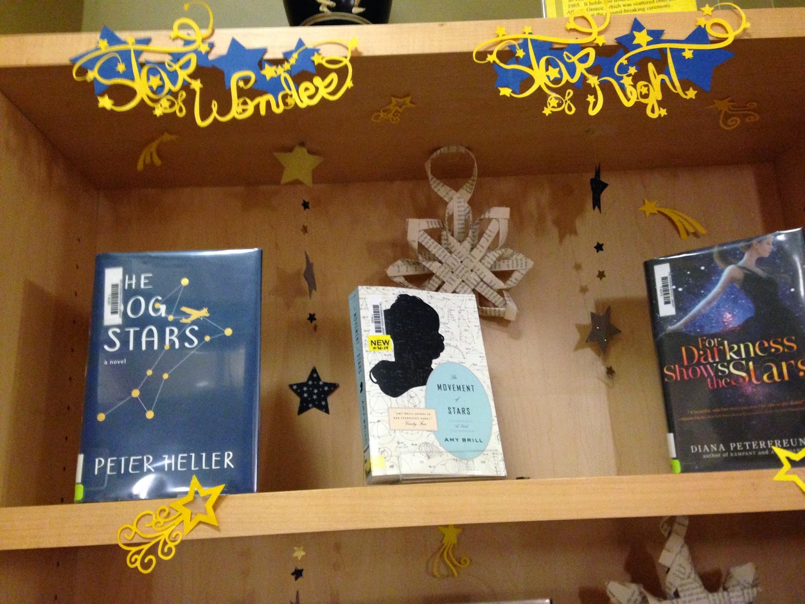 Librarian on Display: December: Star of Wonder, Star of Night Display