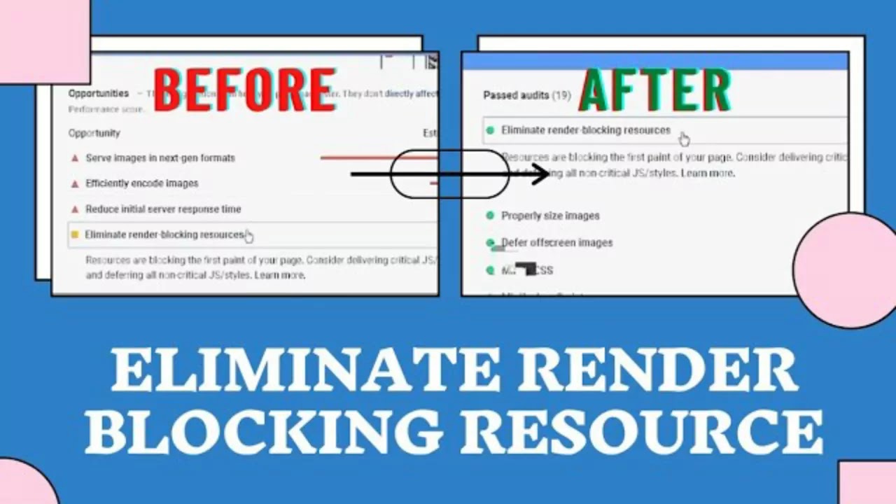 [SOLVED] Eliminate Render Blocking Resources
