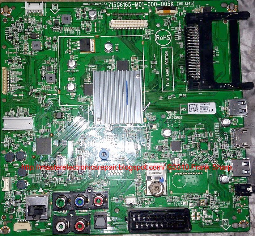 Master Electronics Repair !: REPAIR / SERVICING TV PHILIPS 42PFT6309