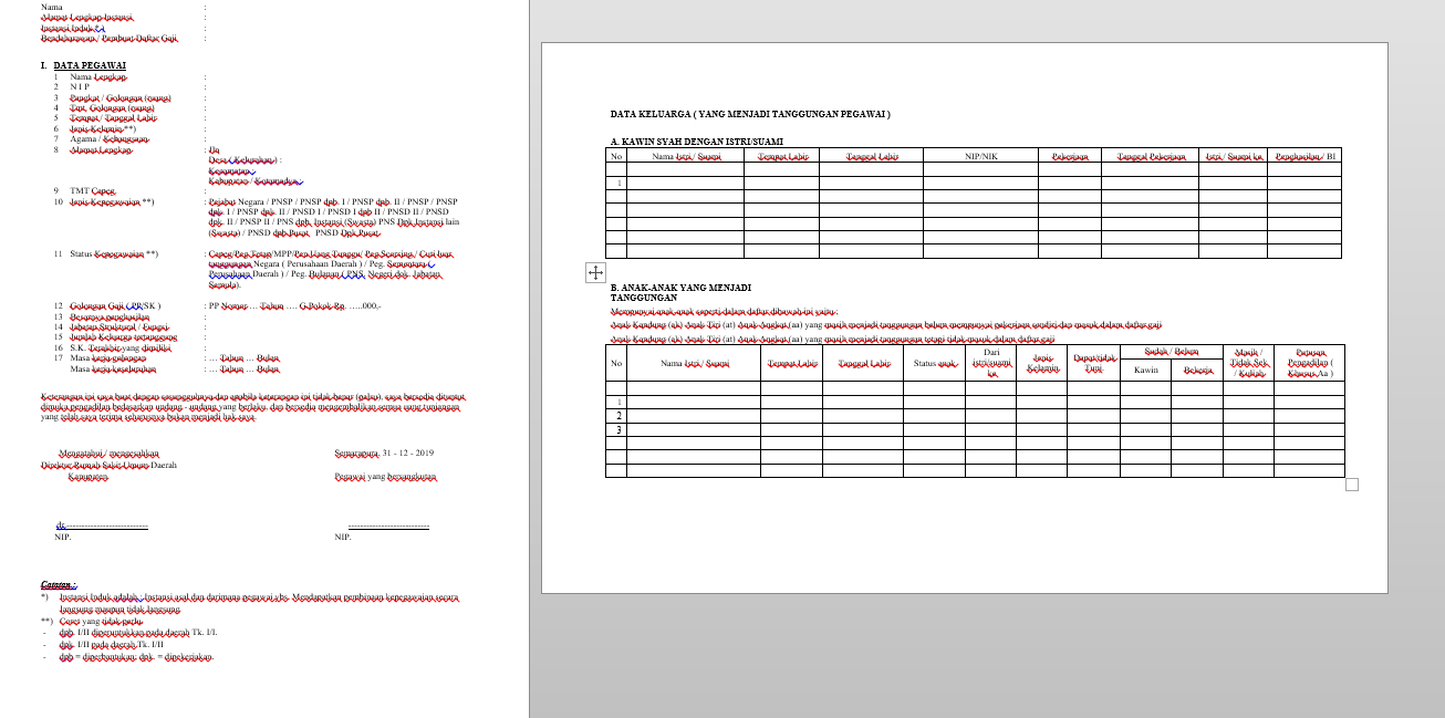 Download Form Model DK Terbaru 2019/2020 - Wellcome...