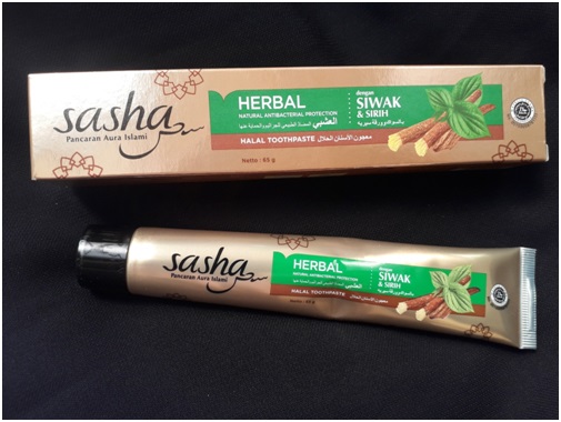 Yuk, Hijrah Pakai Pasta Gigi Sasha Halal Toothpaste