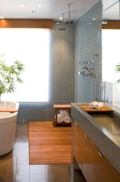 18 Knockout Ideas for Wooden Floor Showers