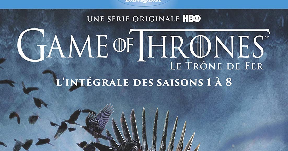 Nouveauté Blu Ray Game Of Thrones Lintégrale Des Saisons 1 à 8