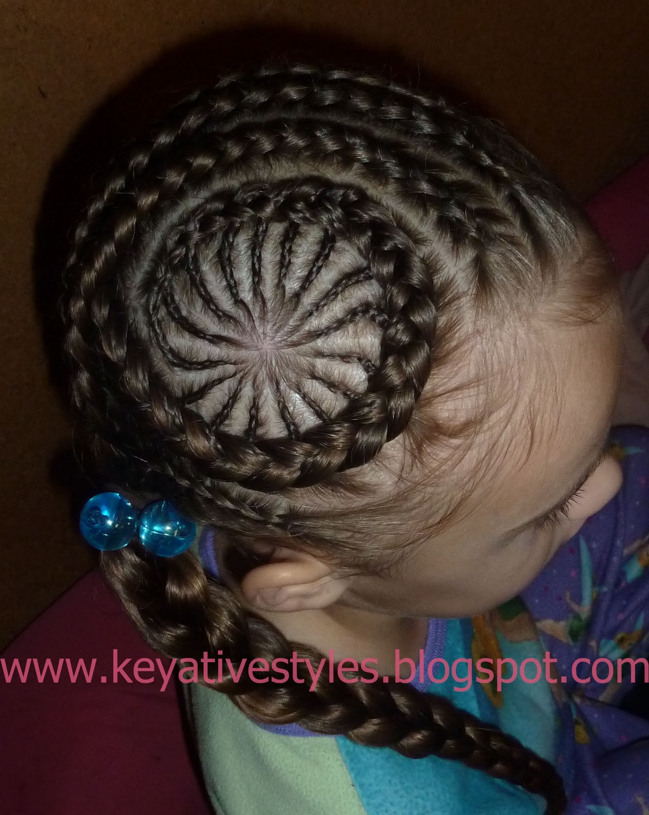 Keyative Styles: New Cornrow Design