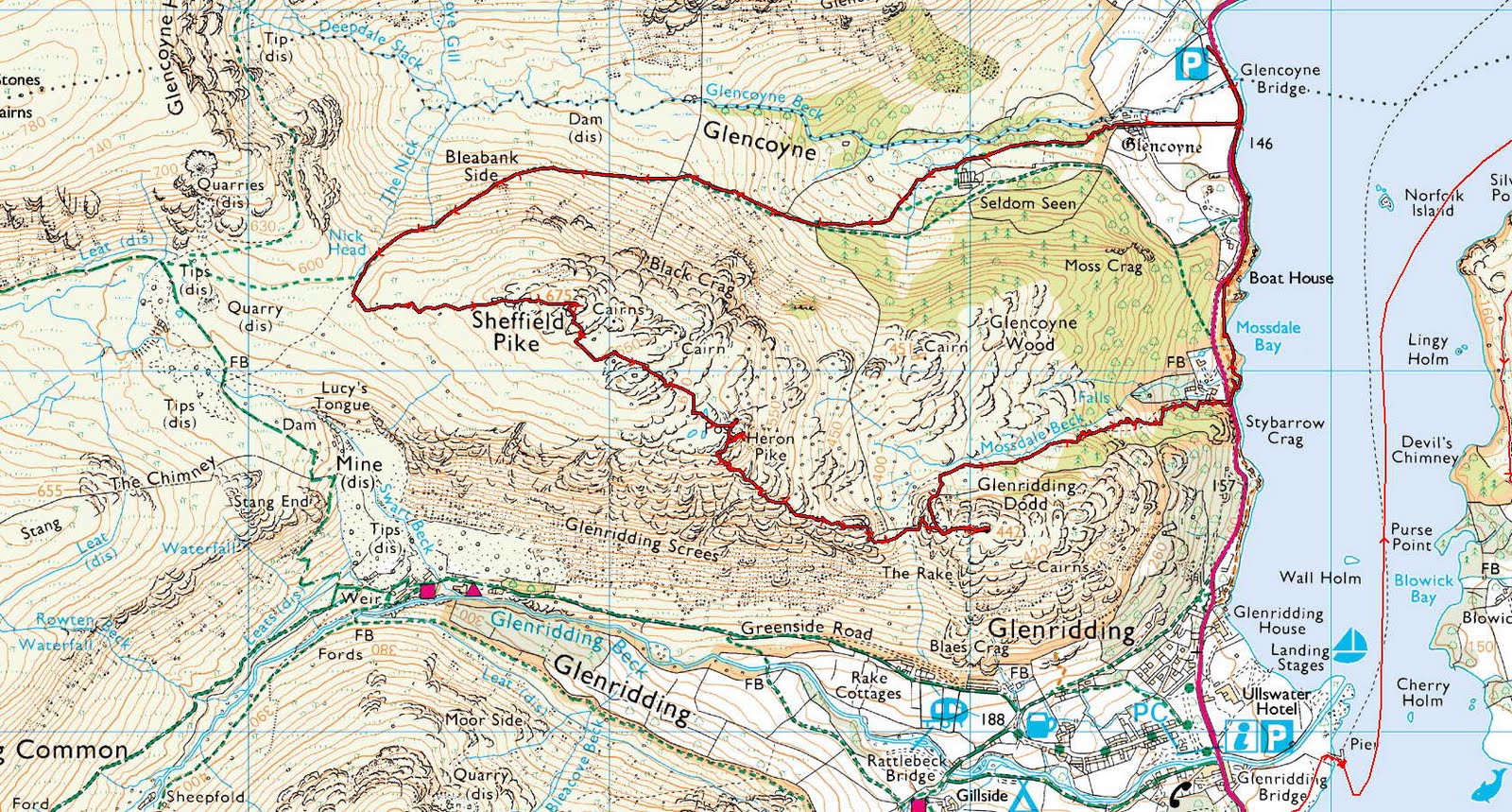 Treks and Tours: Lake District Wednesday 11th May 2011 - Sheffield Pike