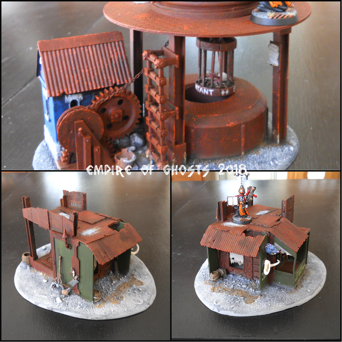 Empire of Ghosts: Redemptionist Encampment Necromunda Board