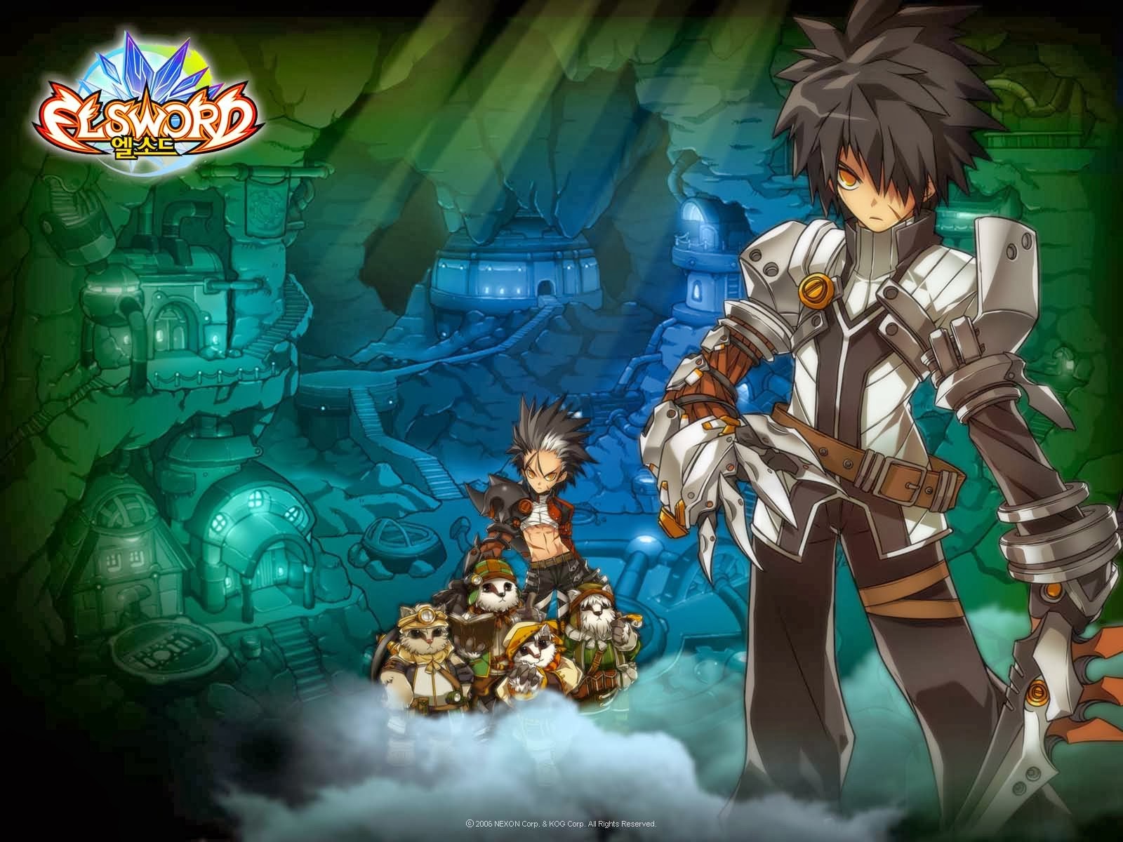 KamiNoBeniMizu Online Games: Elsword Raven Wallpapers