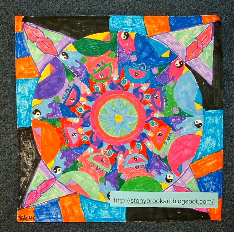 Mrs. Belton's Artists: Grade 4 Mandalas