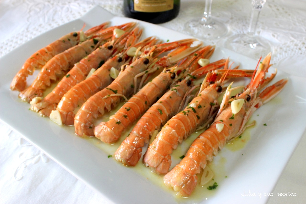 JULIA Y SUS RECETAS: Cigalas en salsa