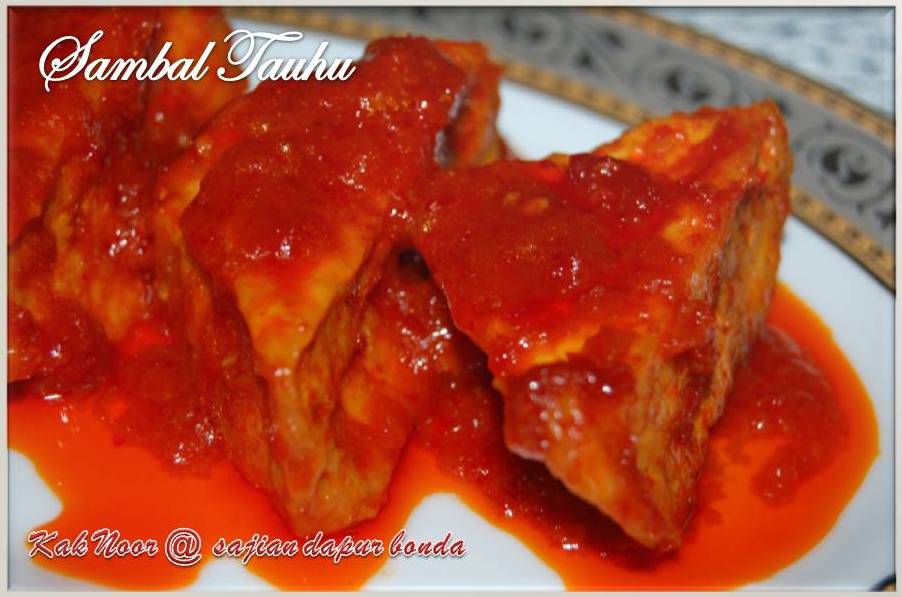 Tauhu Sambal (Masak Masam Manis)