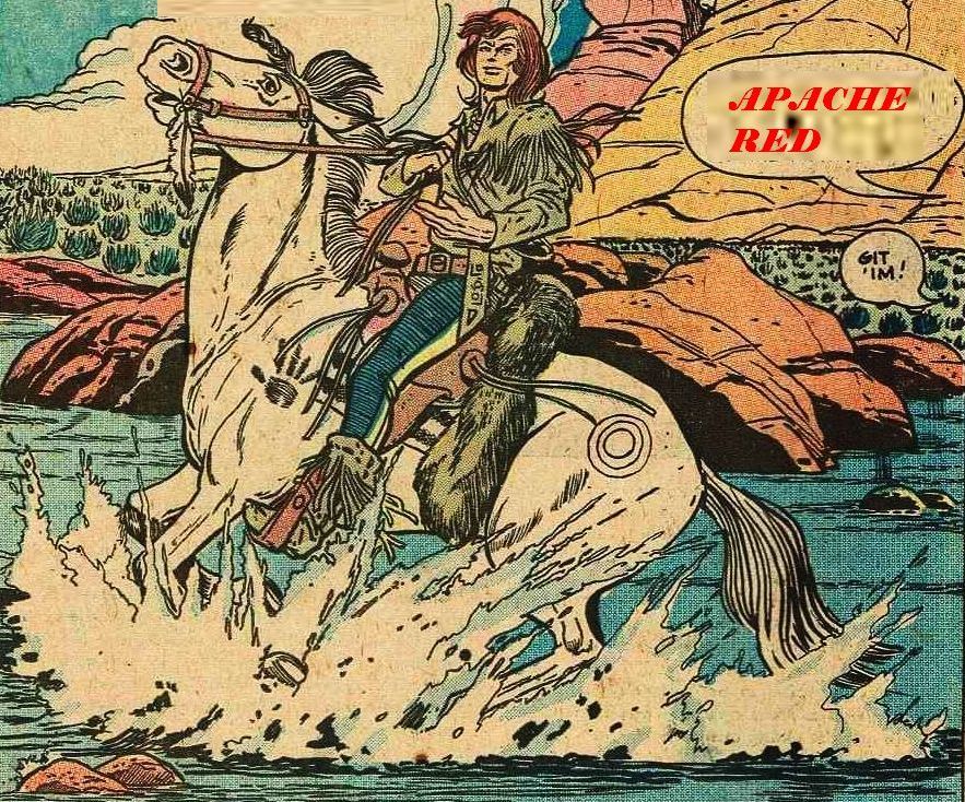 Old-fashioned Comics: Apache Red from Billy the Kid (1975-1977 ...