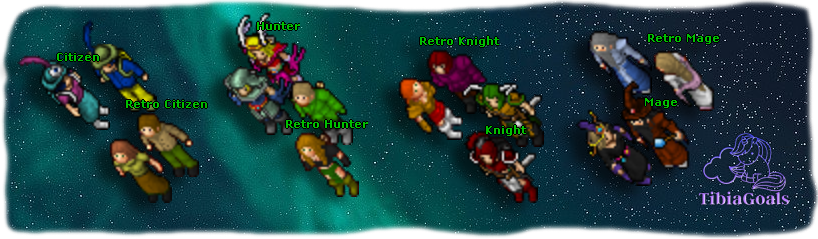 TibiaGoals.com: Outfits - Basic Outfits