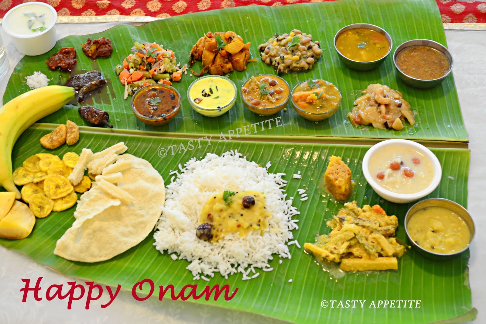 Happy Onam / Onam Sadya Recipes / Happy Onam Celebrations: