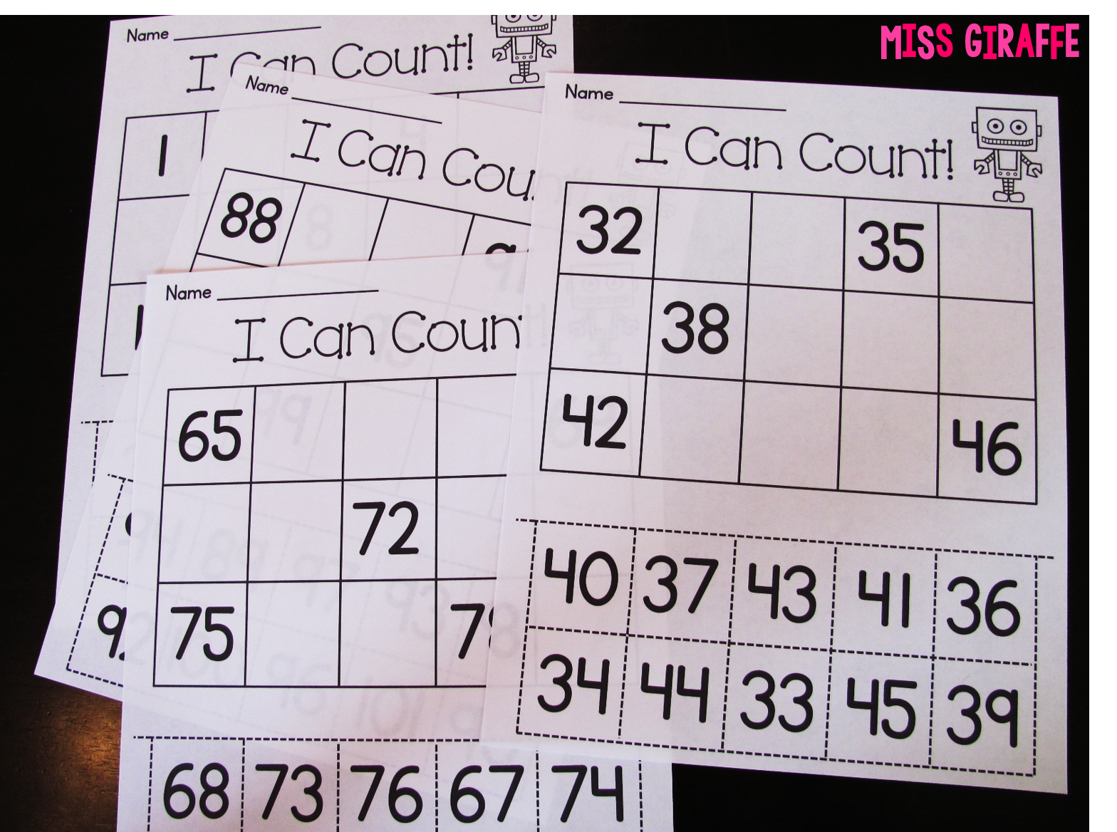Miss Giraffe's Class: Building Number Sense in First Grade