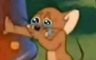 Origen y mejores memes del ratón Jerry llorando.