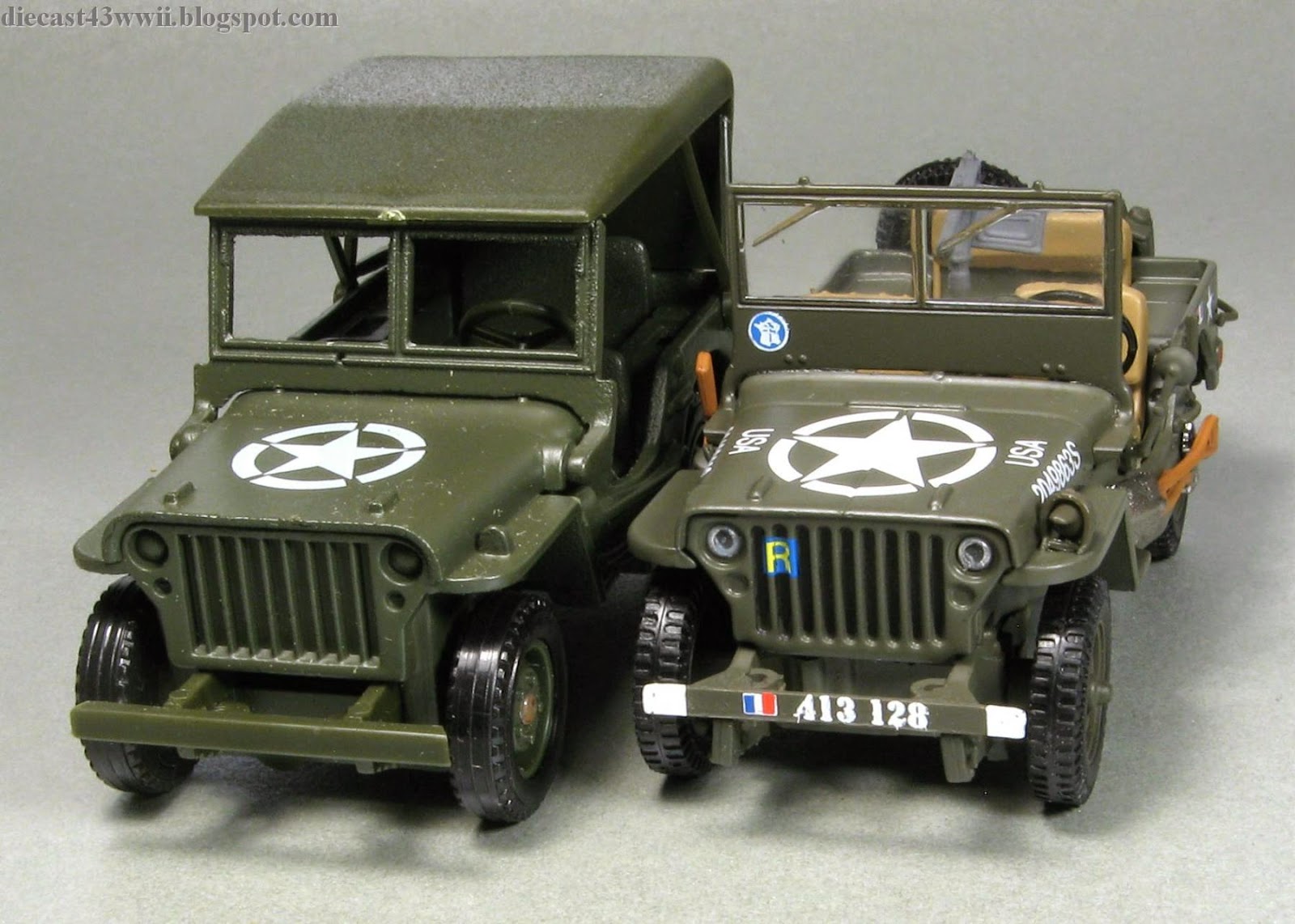 Military scale models: Jeep. Solido