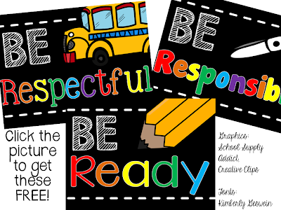 Kicking it in First: Pumped up about PBIS! **FREE POSTERS**