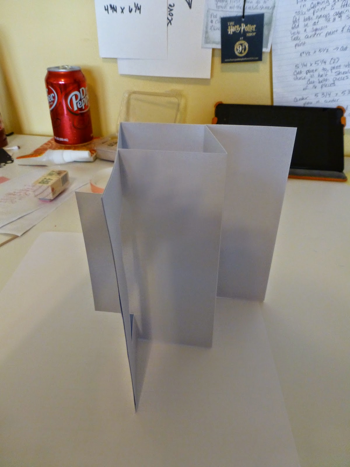 The Yellow Craft Room: Lever Card Tutorial