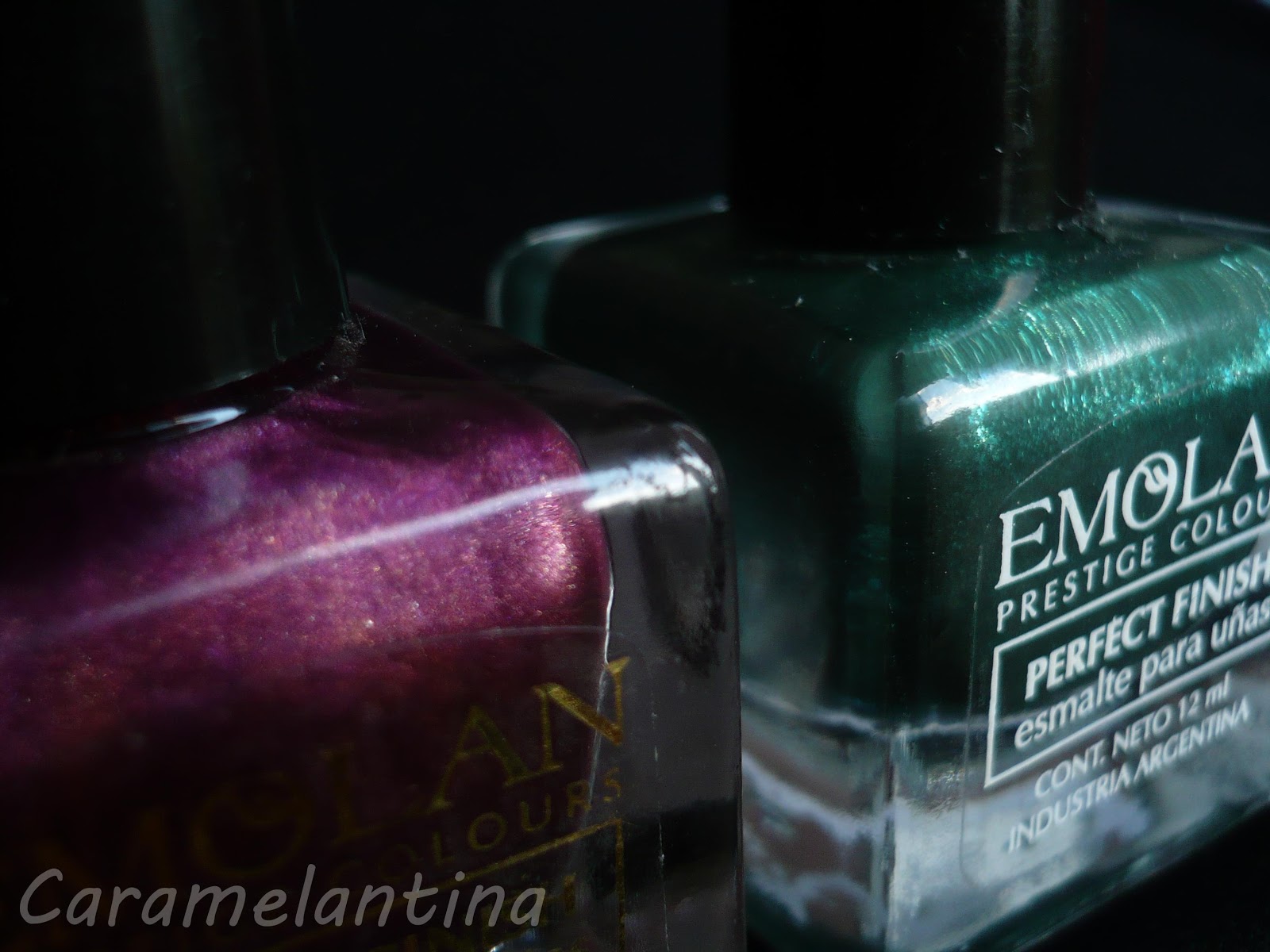 Caramelantina: Esmaltes Emolan: Perlado Nº6 y Nº112