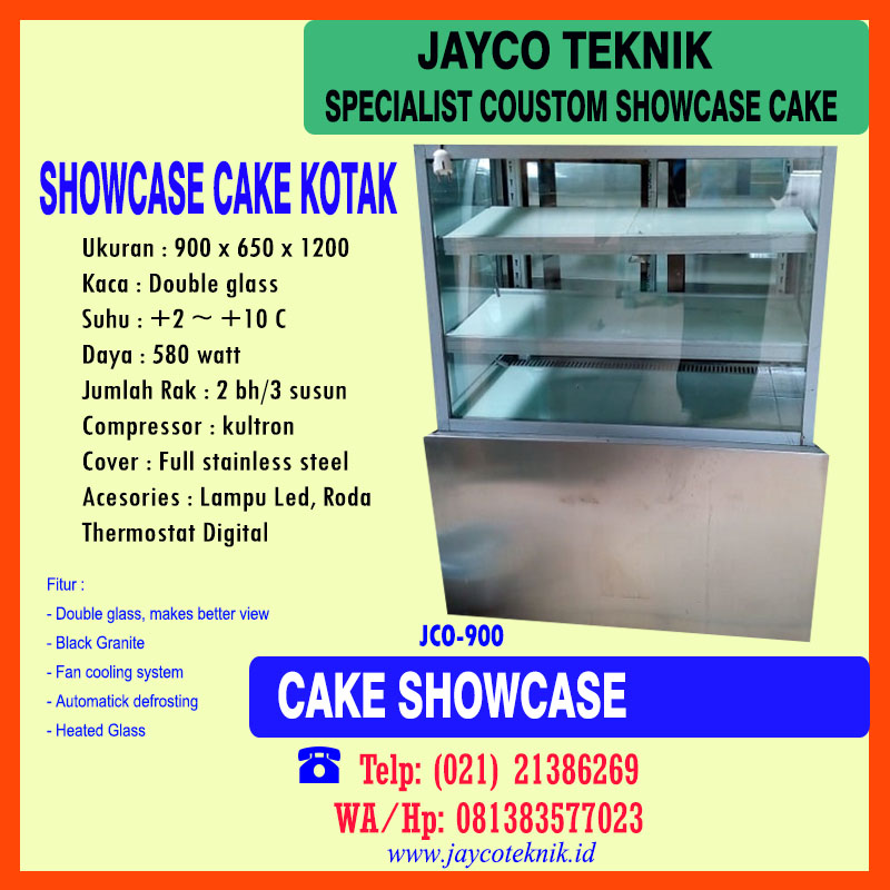 Showcase Cake:Cake showcase murah,cake display
