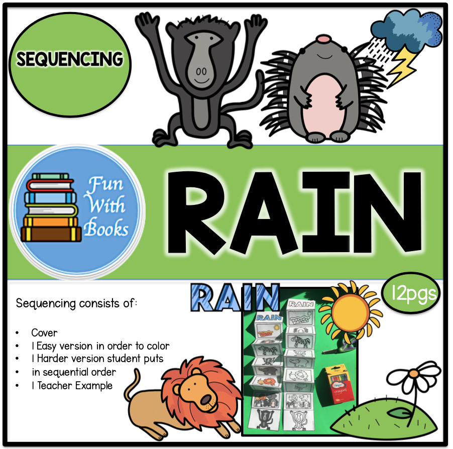 RAIN SEQUENCING ~ Book Units by Lynn