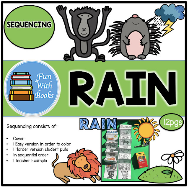 RAIN SEQUENCING ~ Book Units by Lynn